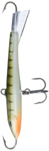 rapala jigging rap 09 fishing lure, 3.5-inch, glow yellow perch