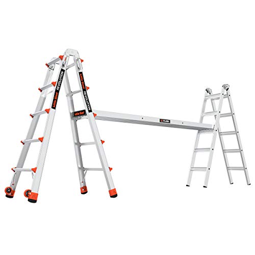 Little Giant Ladders, Revolution, M22, 22 ft, Multi-Position Ladder, Aluminum, Type 1A, 300, 300 lbs weight rating, (12022)