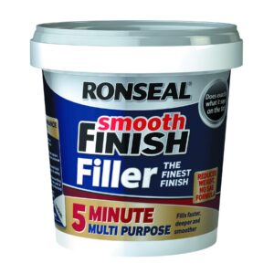 ronseal 5mf600ml 600ml smooth finish 5 minute multi-purpose filler tub