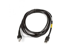 honeywell cbl-500-300-s00 usb straight cable, type a, 5v host power, 3 m/9.8-ft. length, black