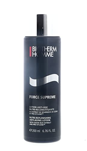 Biotherm Homme Force Supreme Nutri-Replenishing Anti-Aging Lotion, 6.76 Fl Oz