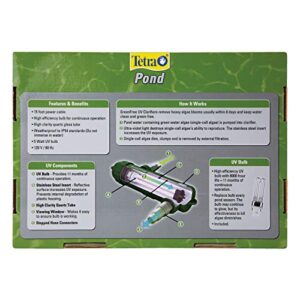 TetraPond UVC-5 GreenFree UV Clarifiers For Up To 660 Gallons, 5-Watt