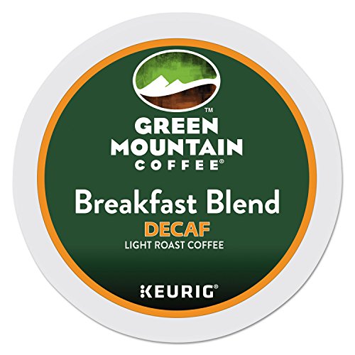 Green Mountain Coffee Decaf Breakfast Blend (Light Roast Coffee), K-Cup Portion Pack for Keurig K-Cup Brewers (Pack of 24)