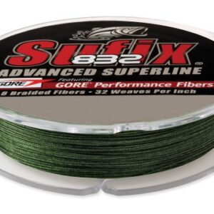 Sufix 832 Braid 30 lb Low-Vis Green 300 yards