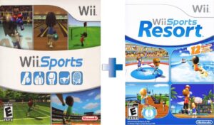 wii sports game + wii sports resort game [wii]