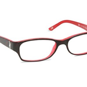 Ralph Lauren RL 6058 Eyeglasses w/Top Havana/Red Frame and Non-Rx 51 mm Diameter RL6058-5255-51