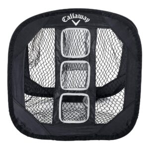 callaway chip-shot golf chipping net, collapsible golf net for outdoor & indoor practice, black