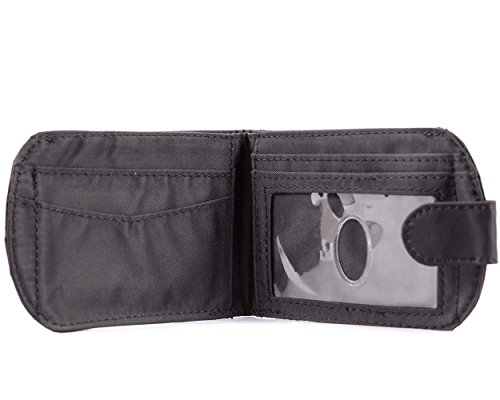 Big Skinny Women's Taxicat Bi-Fold Slim Wallet, Holds Up to 25 Cards, Black