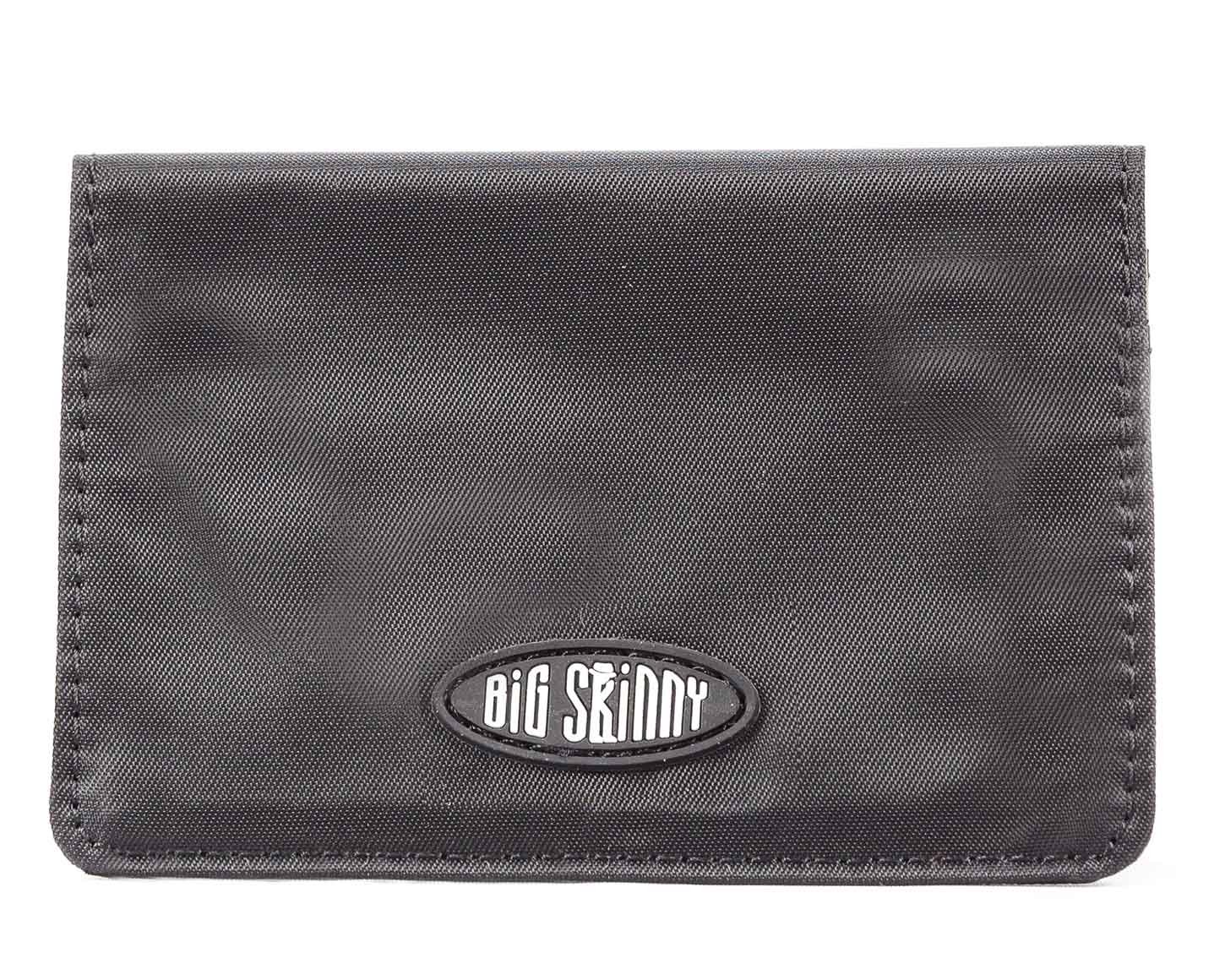 Big Skinny Card Case Slim Wallet, Holds Up to 16 Cards, Black