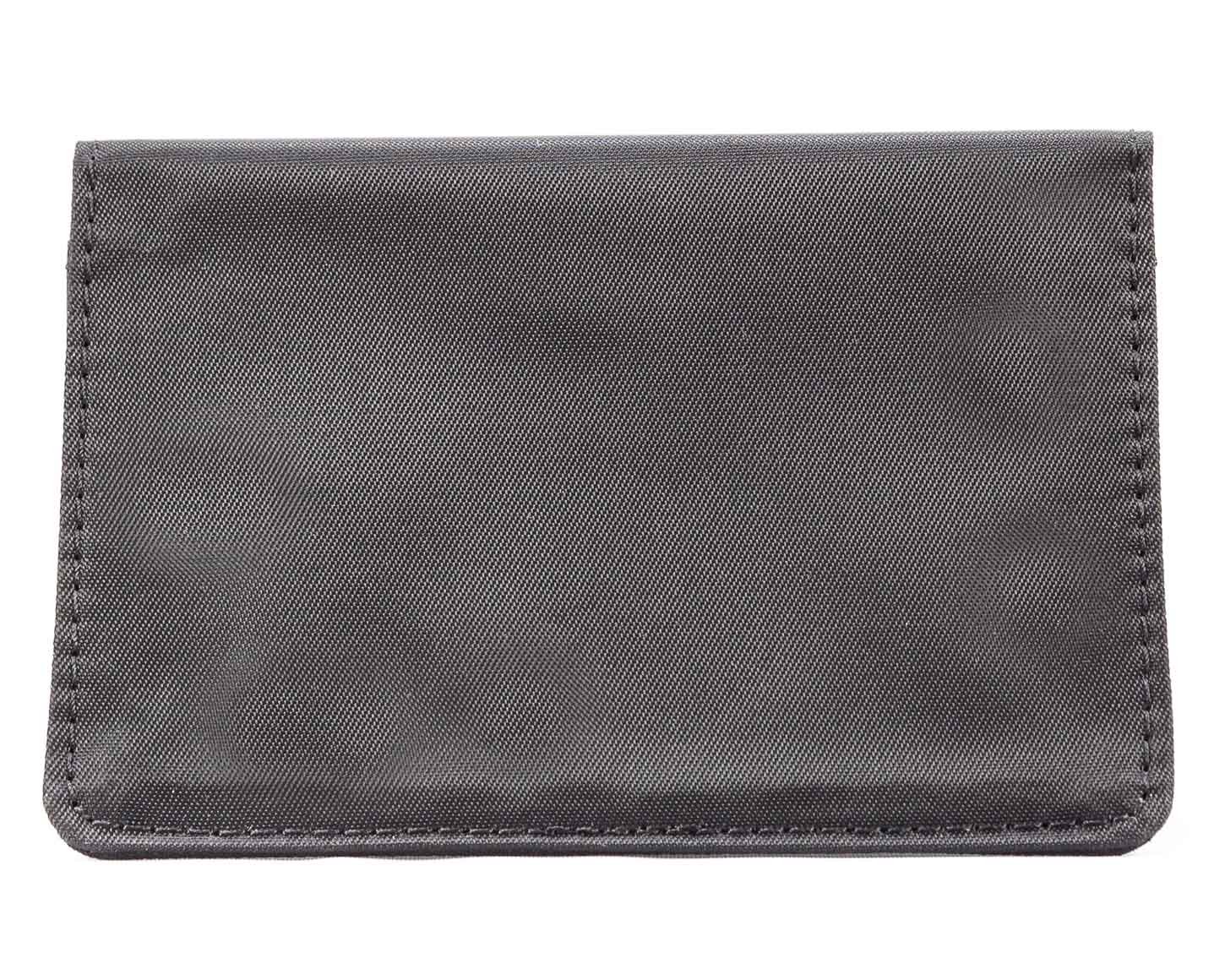 Big Skinny Card Case Slim Wallet, Holds Up to 16 Cards, Black