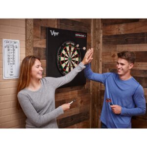 Viper Dry Erase Scoreboard, Cricket and 01 Dart Games, White, 15.375" H x 7.875" W