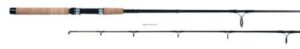 contour c817s70 in-shore spinning rod, 7-feet, 1-piece, black/cork