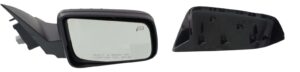 kool vue right power heated door mirror compatible with ford focus 2008-2011 with 2 caps coupe & sedan, models with deluxe package