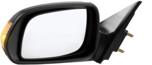 kool vue left power door mirror compatible with scion tc 2005-2010 with signal light paintable