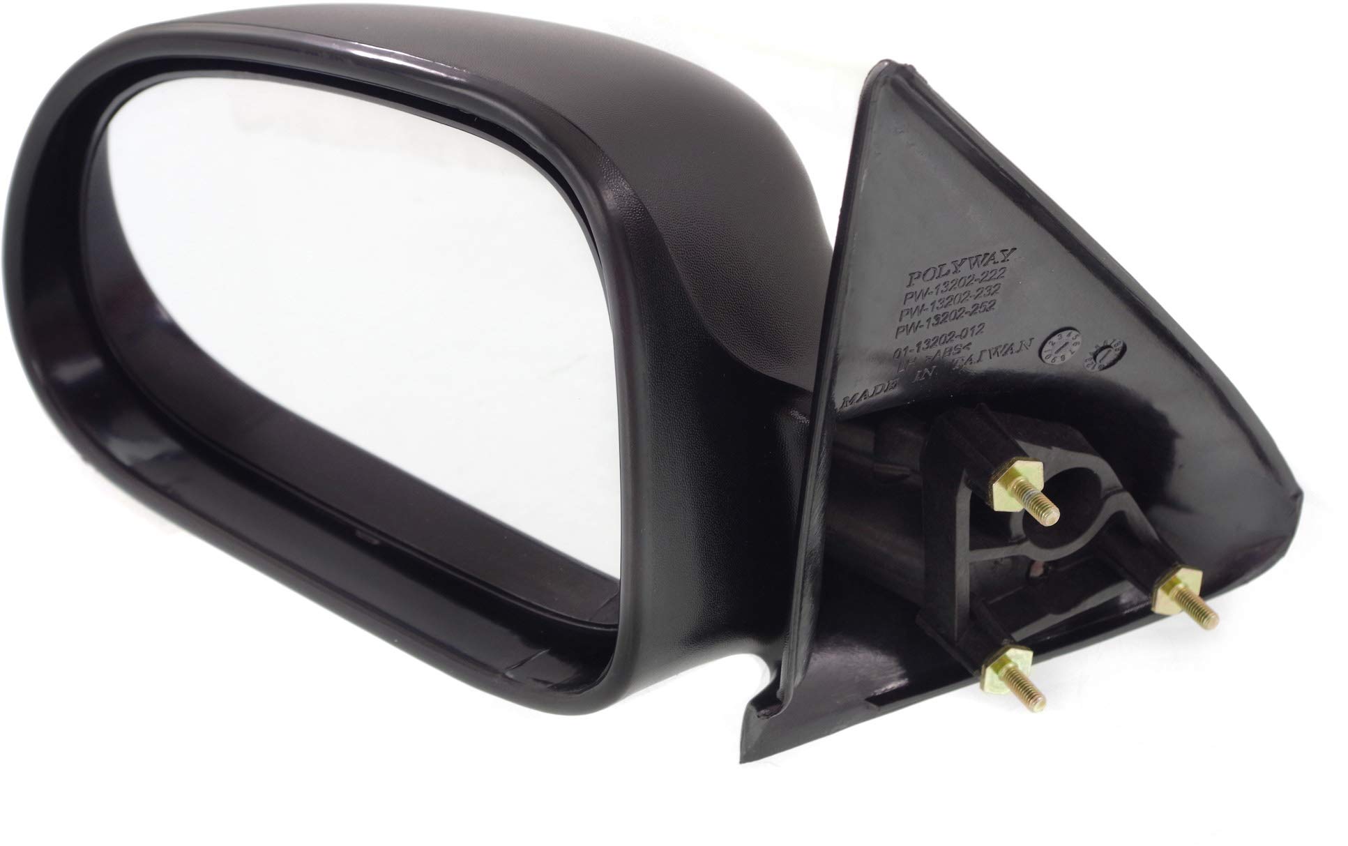 Kool-Vue Driver Side Mirror Compatible with 1997-2004 Dodge Dakota & 1998-2003 Durango Textured Black, Manual Glass, 5 x 7 in. housing - CH1320174