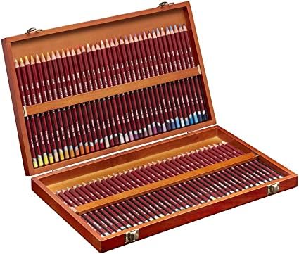 Derwent Pastel Pencils, Wooden Box, Assorted Colors, 72 Pencils per Box (2300343)