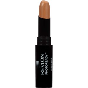 revlon photoready concealer stick, creamy medium coverage color correcting face makeup, deep (006), 0.16 oz