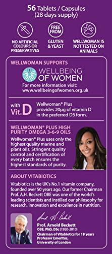 Vitabiotics Wellwoman Plus Tablets 56 Capsules