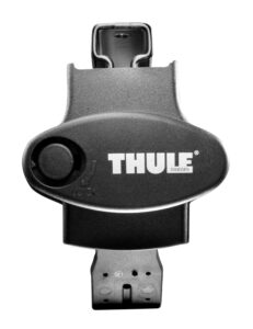 thule 450r crossroad railing roof rack foot pack (set of 4), black, 450r