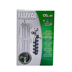 fluval mini pressurized co2 kit, co2 supplement for planted aquariums, 20 grams, a7540