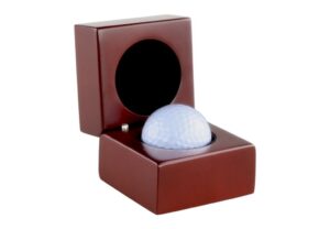 golf ball display collector’s box