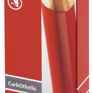 STABILO CarbOthello Pastel Chalk Pencils - Neutral Black (Box of 12)