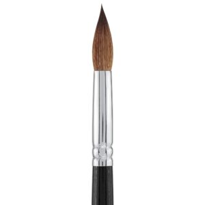 Creative Mark Rhapsody Kolinsky Sable Short Handle Brush - # 10, for Artists, Students, Professionals - Excellent Spring, Full Belly Washes, English Sizing, Split-Proof Points