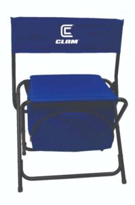 clam 8823 folding cooler chair