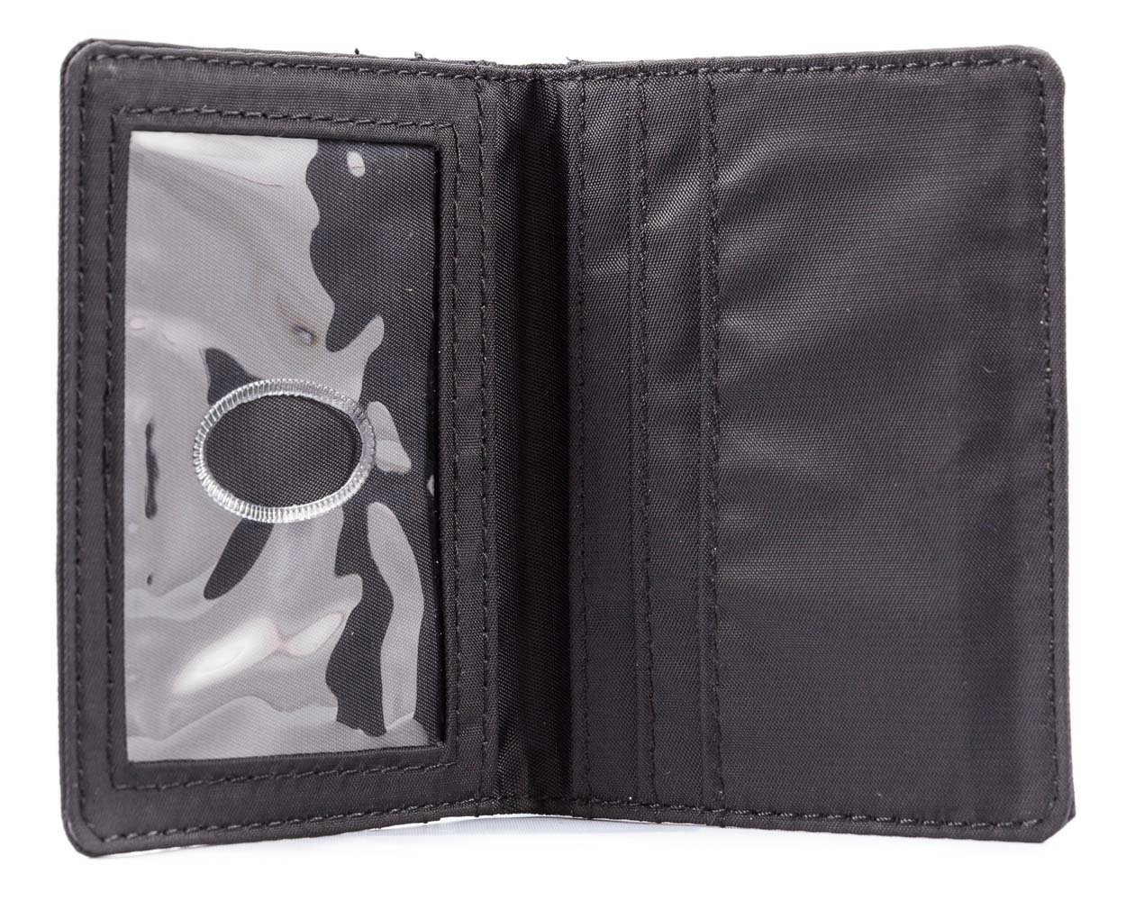 Big Skinny New Yorker Leather ID Slim Wallet, Holds Up to 24 Cards, Lightweight,Slim, Black