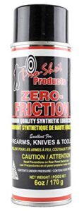 pro-shot products gun care zero friction spray zero (6-ounce), multi