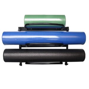 agm group aeromat foam roller racks holds 3 rollers, 24 in l x 10 in h x 20 in h