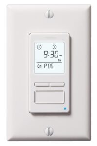 honeywell home rpls740b econoswitch 7-day solar programmable switch, lights and motors, indoor and outdoor, energy saving