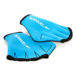 speedo unisex adult aqua glove, blue, medium