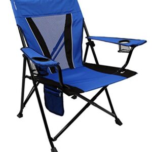 Kijaro Dual Lock Portable Camping Chairs - Enjoy the Outdoors with a Versatile Folding Chair, Sports Chair, Outdoor Chair & Lawn Chair - Dual Lock Feature Locks Position - Maldives Blue