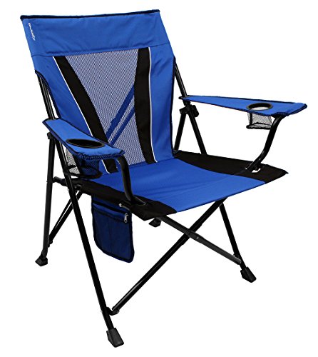 Kijaro Dual Lock Portable Camping Chairs - Enjoy the Outdoors with a Versatile Folding Chair, Sports Chair, Outdoor Chair & Lawn Chair - Dual Lock Feature Locks Position - Maldives Blue