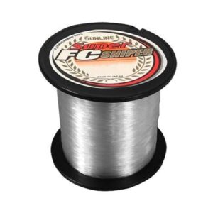 sunline super fc sniper fluorocarbon fishing line (natural clear, 5-pounds/200-yards)