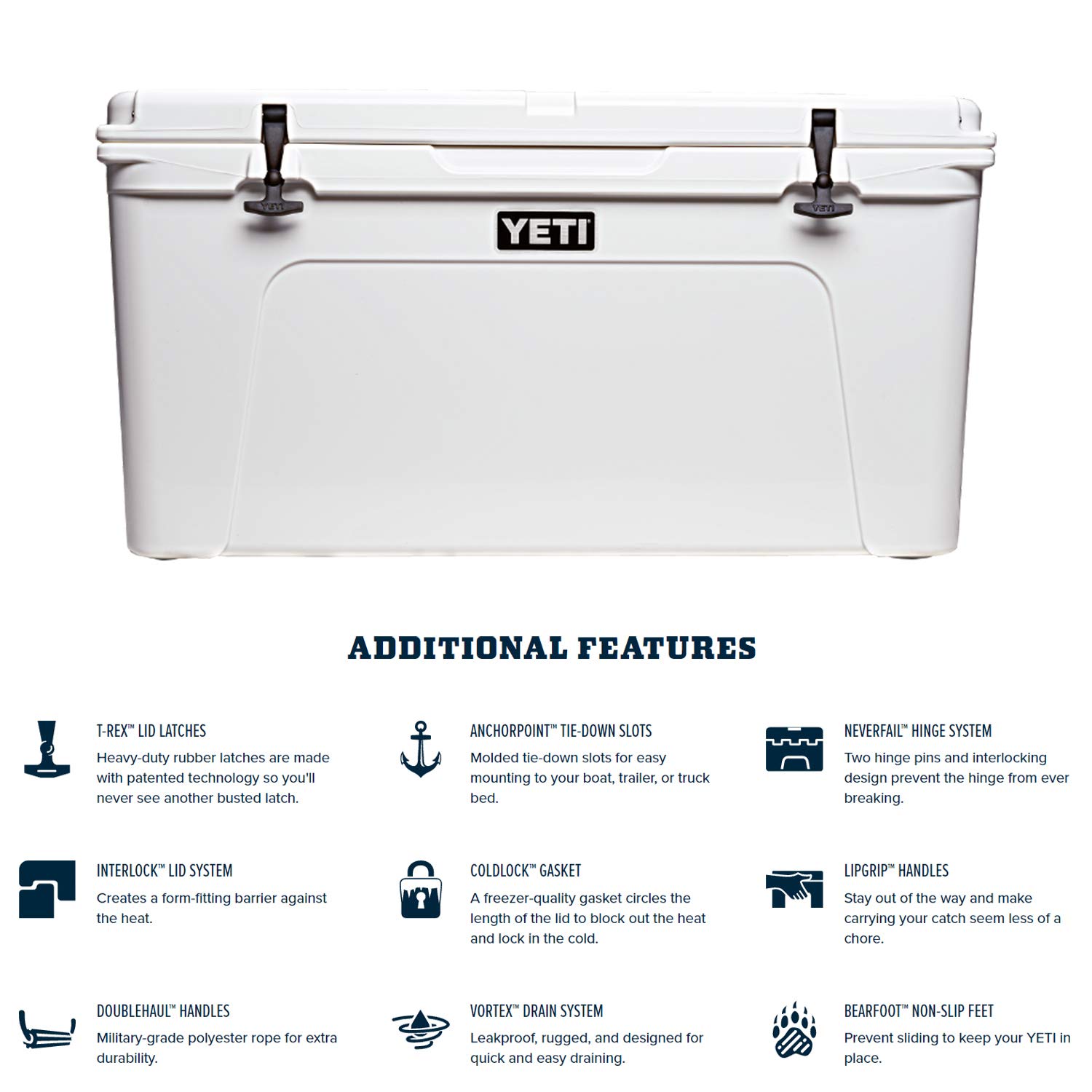 YETI Tundra 110 Cooler, White