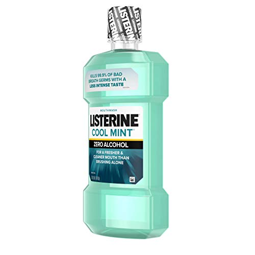 Listerine Zero Mouthwash, Clean Mint, 1 Liter