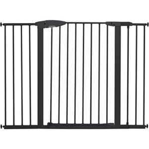 munchkin® easy close xl™ metal baby gate, 29.5" - 51.6" wide, black, model mk0009-111