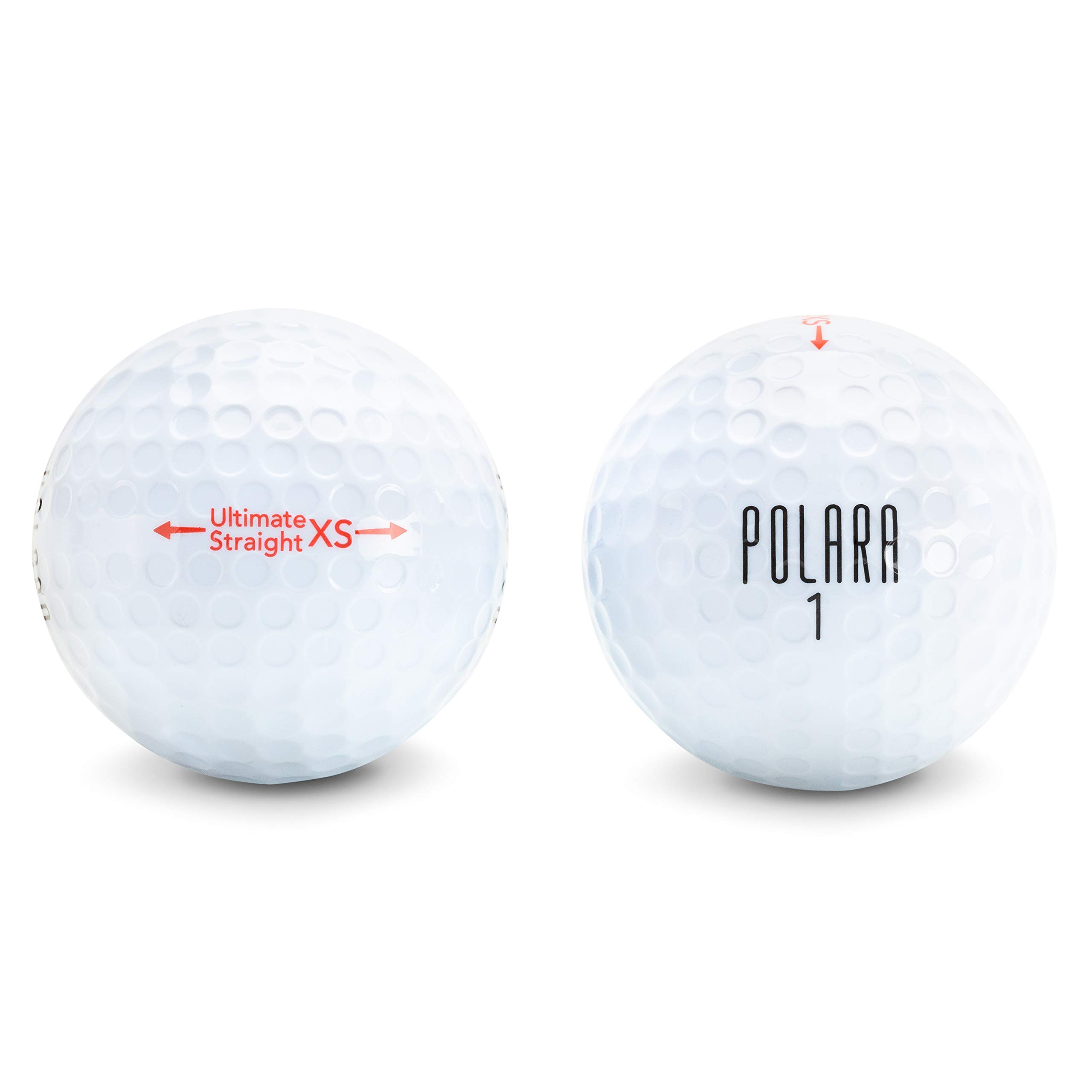 Polara Ultimate Straight Premium Golf Balls | Hook and Slice Correction | Handicap Range 12+ | Perfect for Recreational Golfers | 1 Dozen (12-Balls) | 2pc Construction of Central Core and Outer Cover