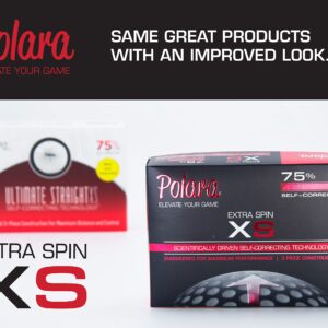 Polara Ultimate Straight Premium Golf Balls | Hook and Slice Correction | Handicap Range 12+ | Perfect for Recreational Golfers | 1 Dozen (12-Balls) | 2pc Construction of Central Core and Outer Cover