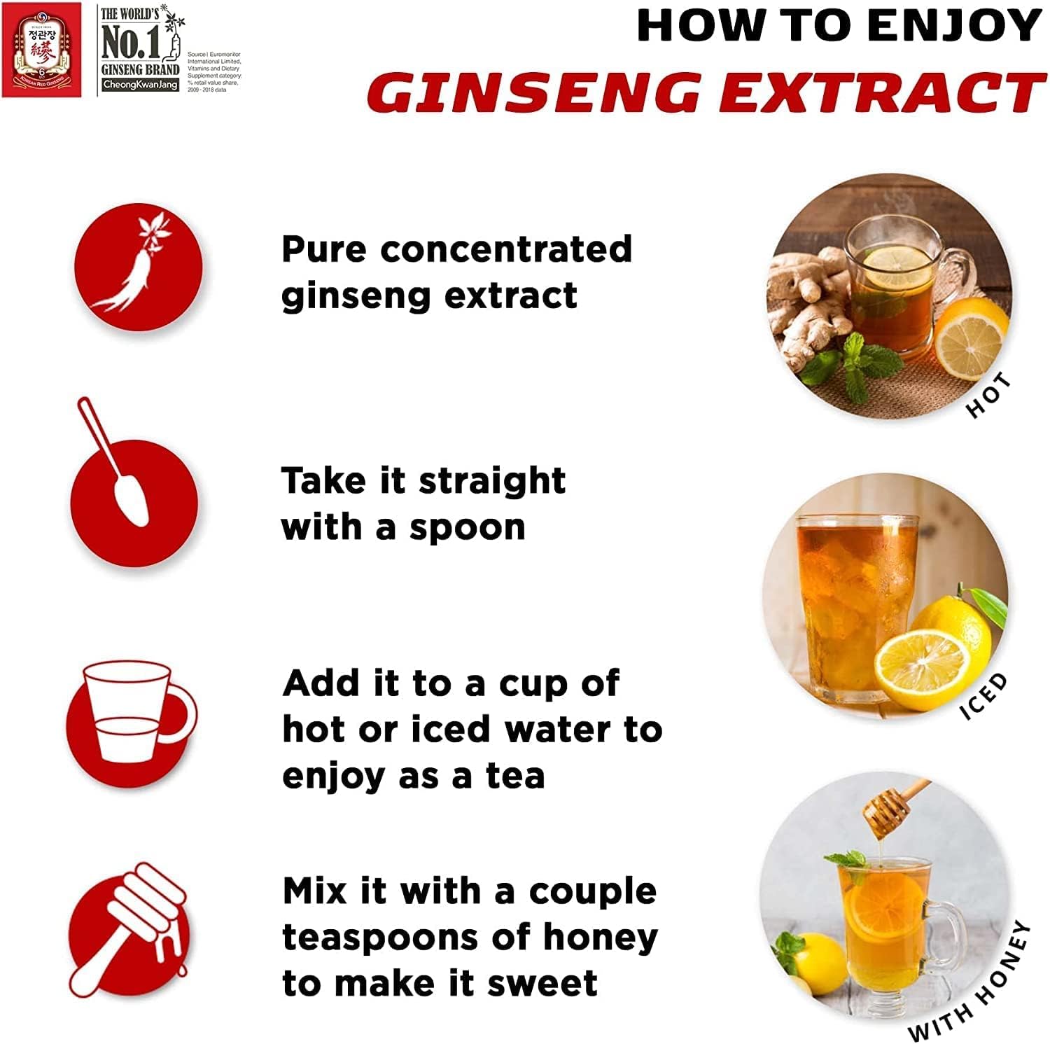 100% Korean Red Ginseng Extract 240G