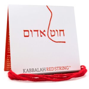 the original kabbalah red string bracelet from israel - red string bracelet pack 60 inch red string for up to 7 evil eye protection bracelets - prayer, blessing & instructions included!