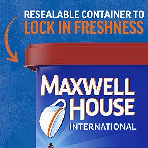 Maxwell House International Suisse Mocha Café-Style Instant Coffee Beverage Mix, 7.2 oz. Canister