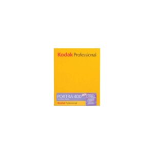 kodak 880 6465 portra 400 professional iso 400, 4 x 5 inches, 10 sheets, color negative film (yellow)