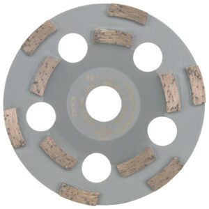 bosch 2608602552 diamond grinding head expert for concrete, 125mm Ø, 22.23mm x 4.5mm, grey