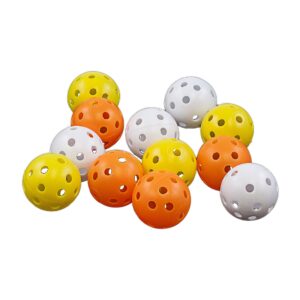 Jef World of Golf Gifts and Gallery, Inc. Golf Practice Balls (Multi Color, Includes 12 Balls)