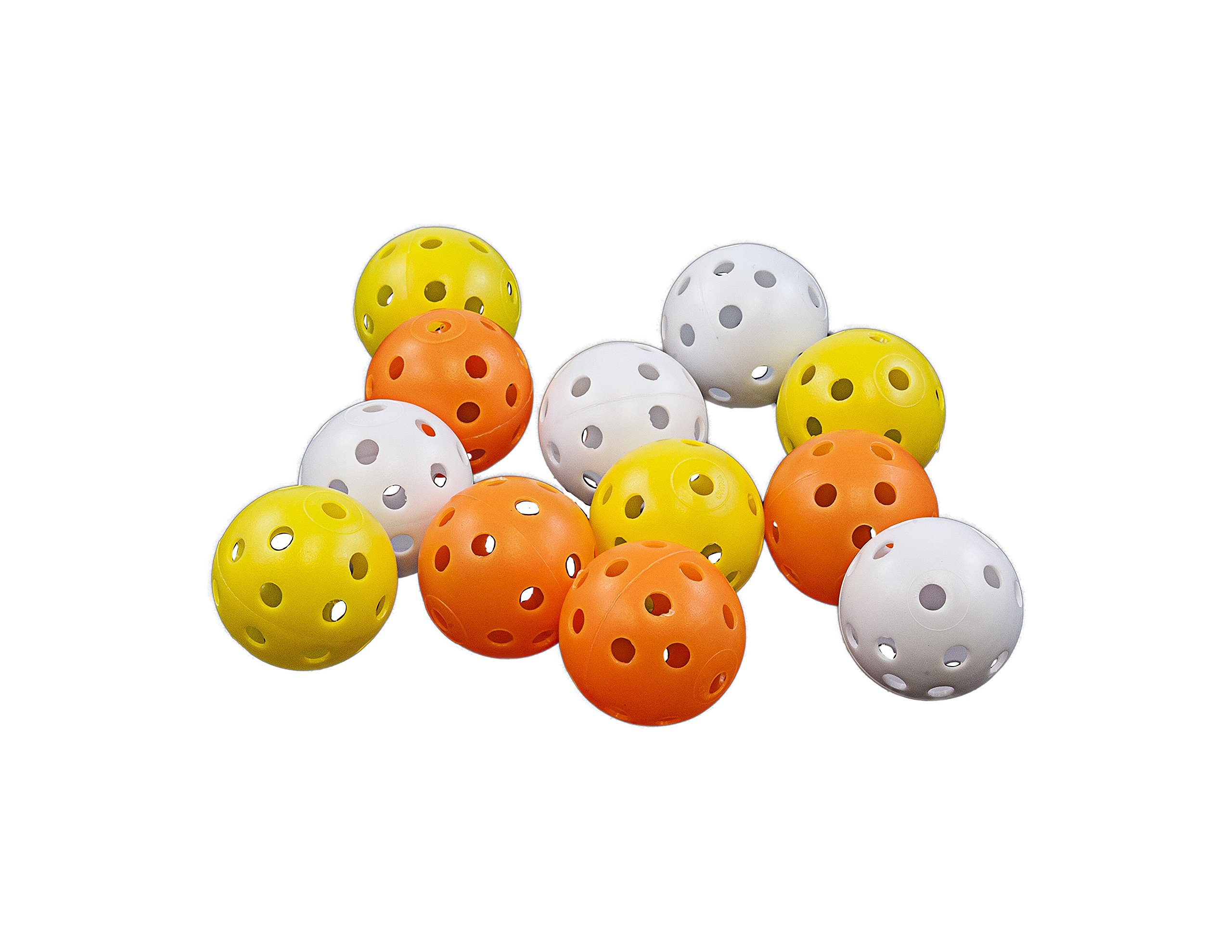 Jef World of Golf Gifts and Gallery, Inc. Golf Practice Balls (Multi Color, Includes 12 Balls)