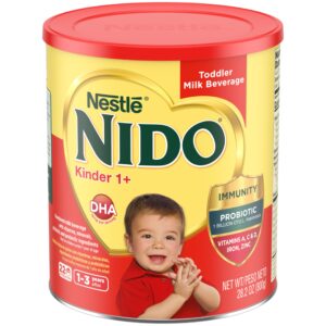 nido nestle kinder 1+ powdered milk beverage 1.76 lb. canister