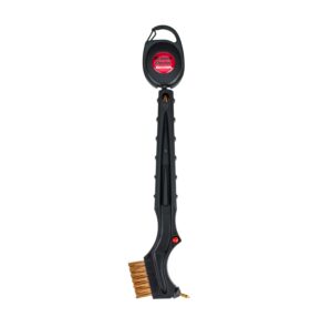 proactive sports groove doctor - retractable brush and groove cleaner for golf clubs and cleats